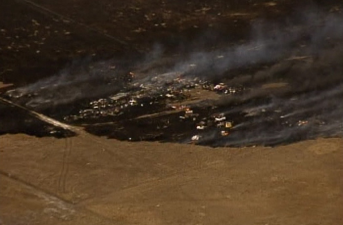 Grass fire quickly contained | Globalnews.ca