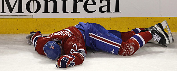 Chara hit on Pacioretty | Globalnews.ca