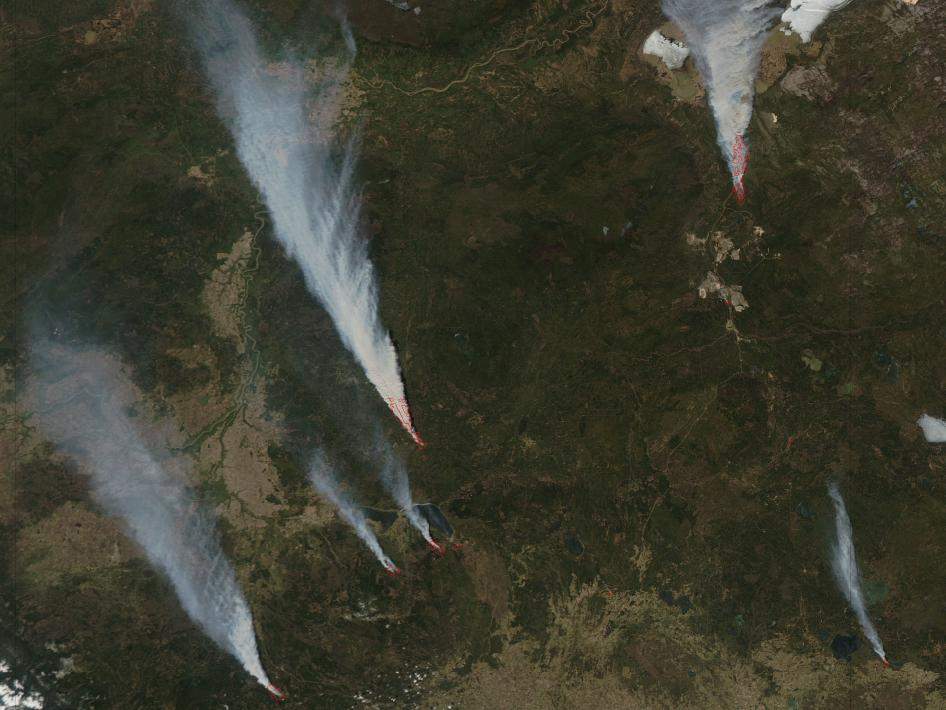 Slave Lake fires as seen from space | Globalnews.ca