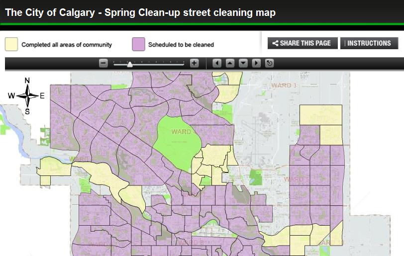 City launches street-cleaning map | Globalnews.ca