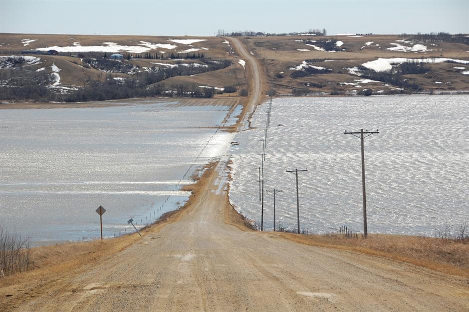 Prairies flash flood slowed by flat land | Globalnews.ca