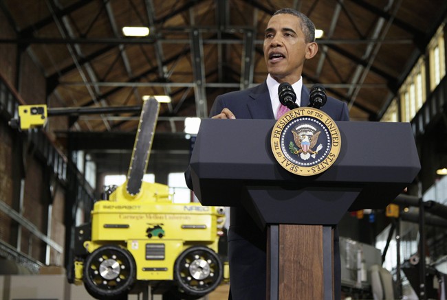 Obama counting on a robot or 2 to help him promote advanced ...