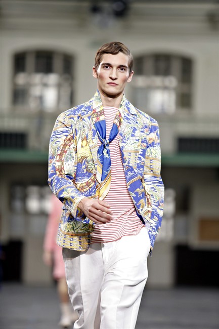 With summer approaching, Paris label Kenzo has vacations on the brain ...