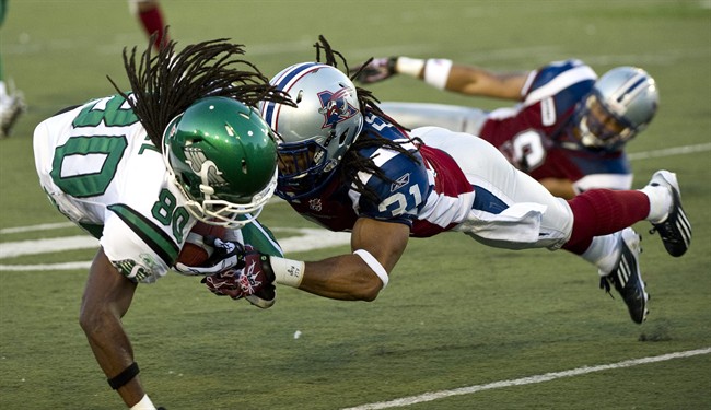 Riders hand Alouettes first loss by 27-24; Calvillo leaves game with ...