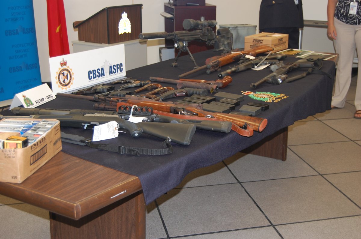 Canadian border agents seize 16 firearms at Alberta-U.S. crossing ...