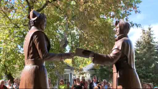Statue to honour founders of Holy Cross Hospital in Calgary | Globalnews.ca