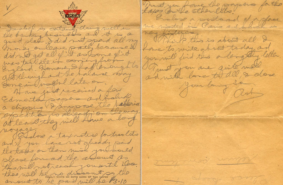 Letters from the front | Globalnews.ca