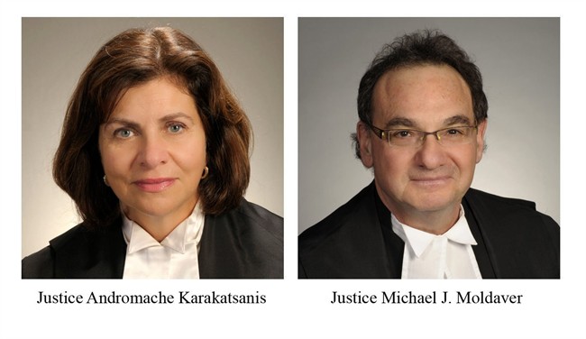 Harper nominates two Ontario judges to fill Supreme Court vacancies ...