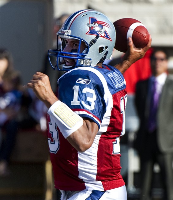 Alouettes quarterback Calvillo surpasses Allen as CFL passing leader ...