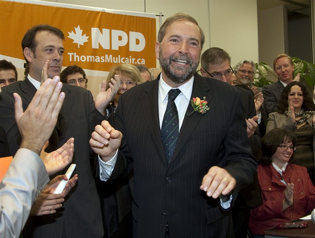 Mulcair positions himself as NDP leadership race’s anti-status-quo ...
