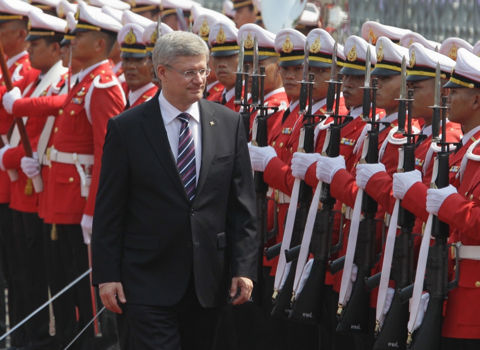 PM Harper arrives in Thailand | Globalnews.ca