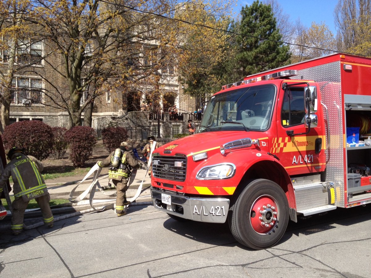 Danforth Tech fire caused by arson, police say | Globalnews.ca