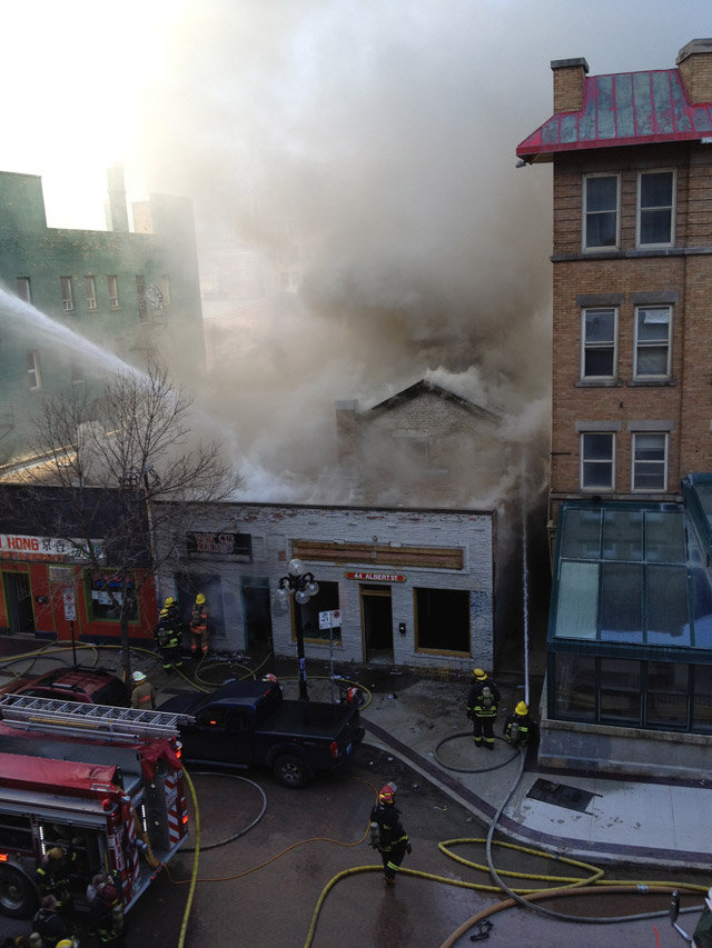 Photo Gallery: Albert Street fire | Globalnews.ca