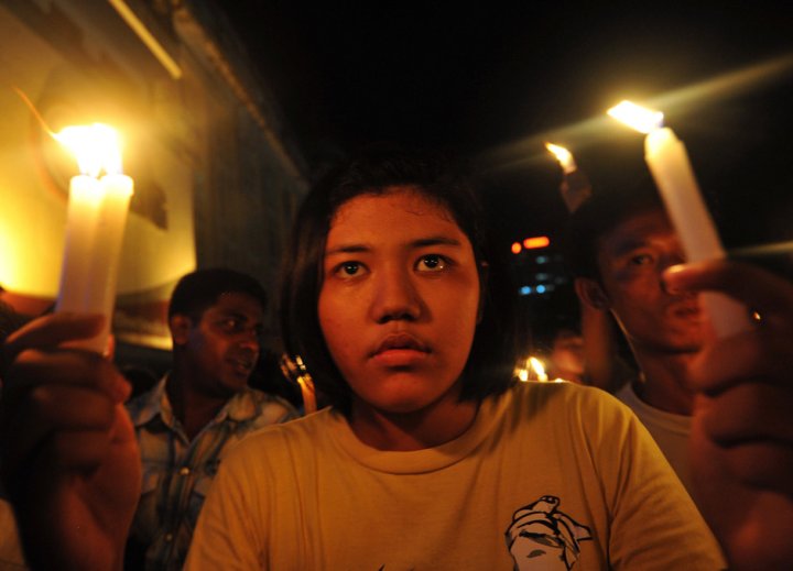 Gallery: Myanmar power protest | Globalnews.ca