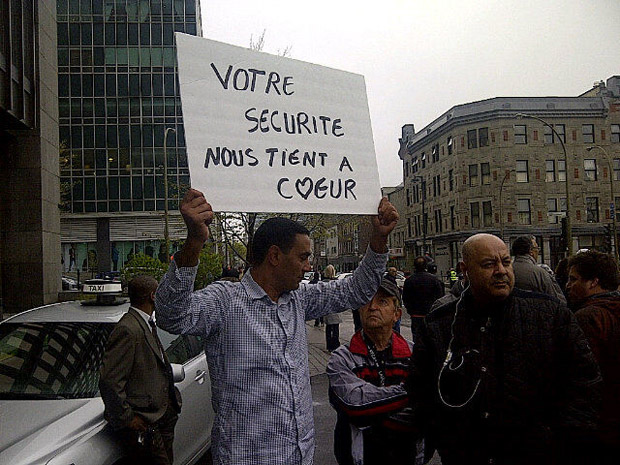 GALLERY: Taxi driver protest in Montreal | Globalnews.ca