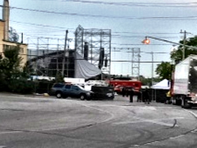 Gallery: Stage collapse ahead of Radiohead concert at downsview ...