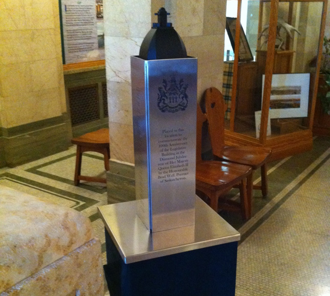 New time capsule unveiled in Saskatchewan for legislature’s 100th ...