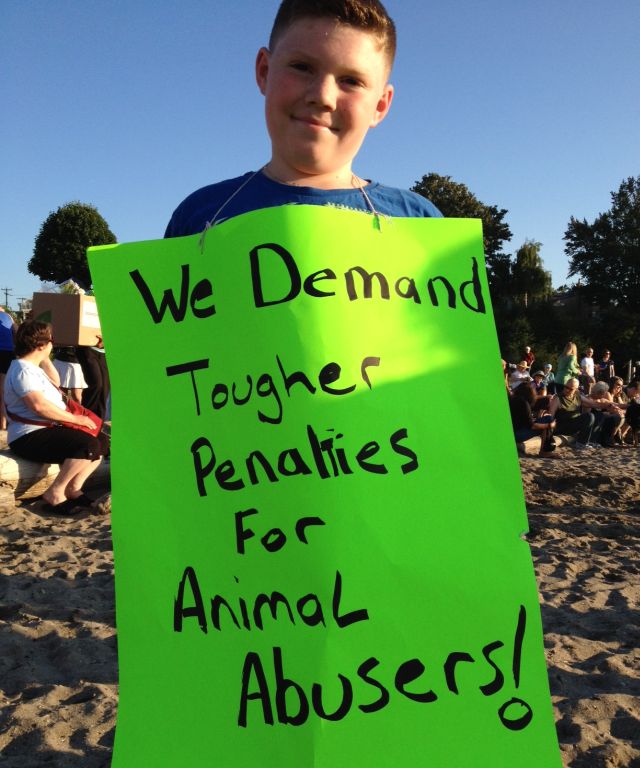 Vigil for abused dog | Globalnews.ca