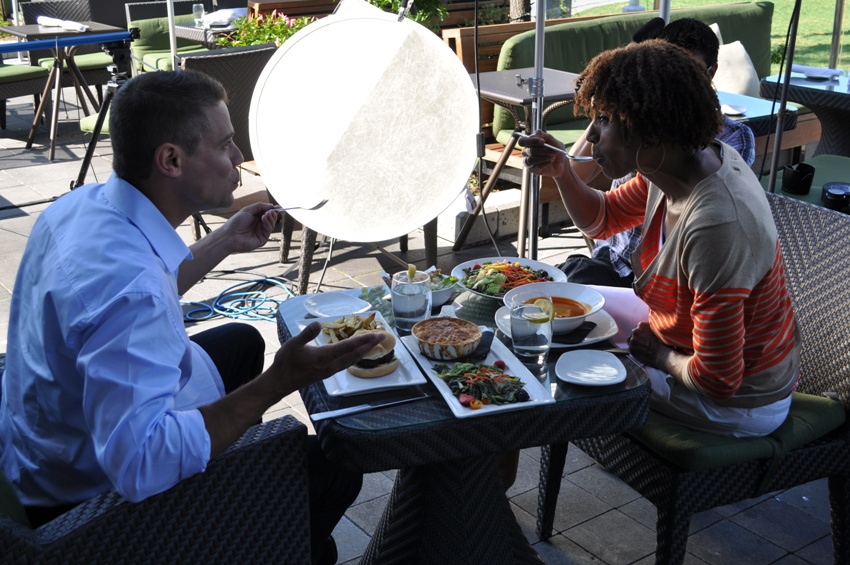 Gallery: Behind the scenes with Antony Robart and Rosey Edeh ...