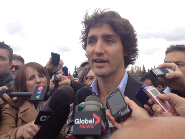 Trudeau makes first campaign stop in Calgary - Calgary | Globalnews.ca