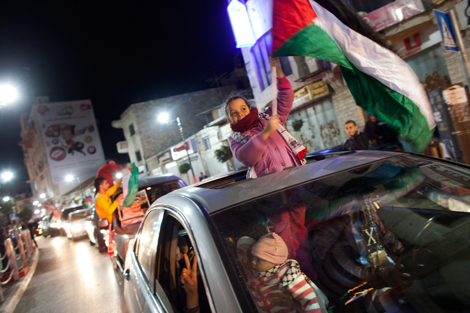 Gallery: Palestinians celebrate UN vote | Globalnews.ca