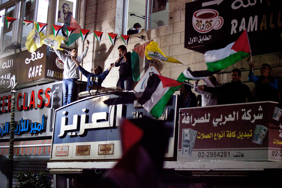Gallery: Palestinians celebrate UN vote | Globalnews.ca