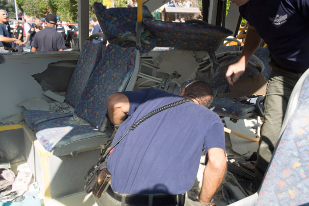 Gallery: Bomb blast on bus in Tel Aviv | Globalnews.ca
