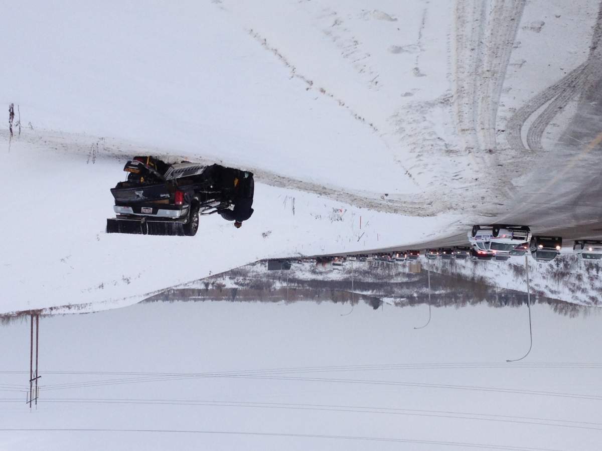 Police urge drivers to slow down, drive for the conditions, as snow ...