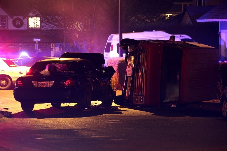 Surrey man allegedly crashes stolen cars into two Maple Ridge RCMP ...