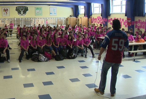 Gallery: Montreal students ‘Think Pink’ on bullying in schools ...