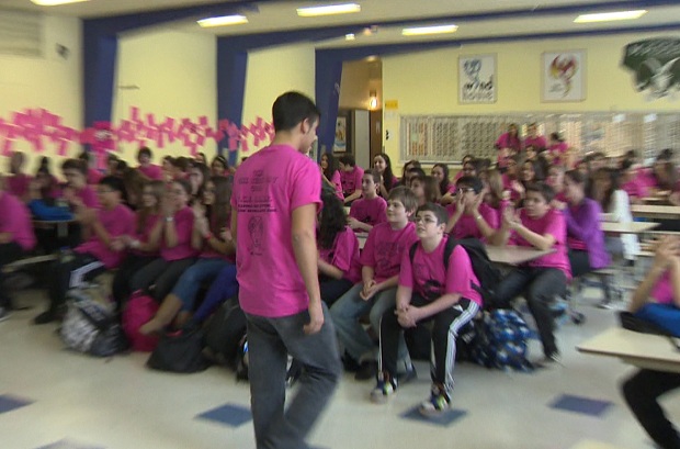 Gallery: Montreal students ‘Think Pink’ on bullying in schools ...
