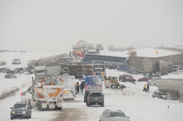 RCMP still piecing together details of massive Alberta highway crash ...