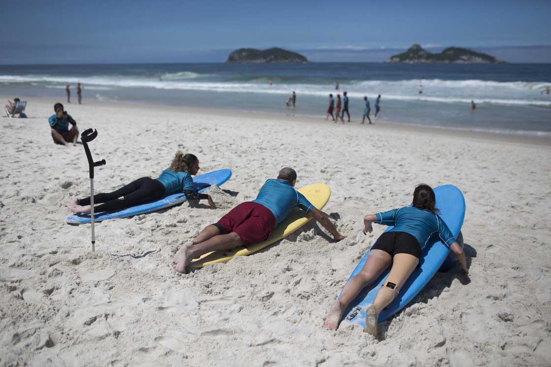 Gallery: Disabled surfers brave the waves in Brazil - National ...