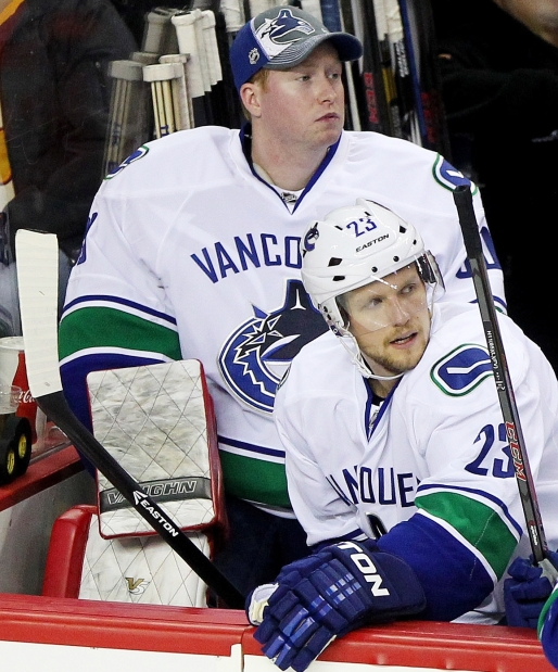 Dinos goalie Butler had ‘lots of fun’ suiting up as a backup for ...