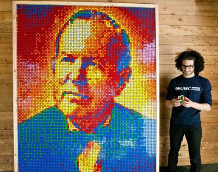B.C. student makes Pearson portrait with 1,200 Rubik’s cubes - BC ...
