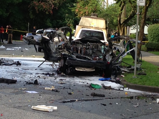 Photo gallery: Parked car explodes in Vancouver’s West End - BC ...