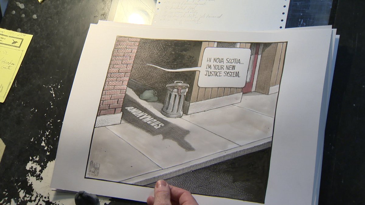 Halifax cartoonist chronicles headline news - Halifax | Globalnews.ca