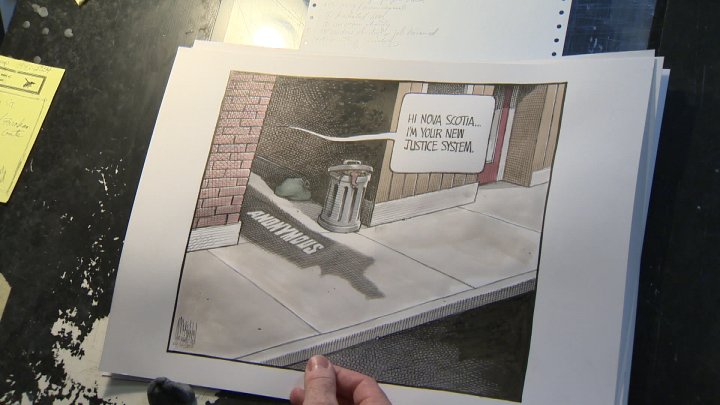 Halifax cartoonist chronicles headline news - Halifax | Globalnews.ca
