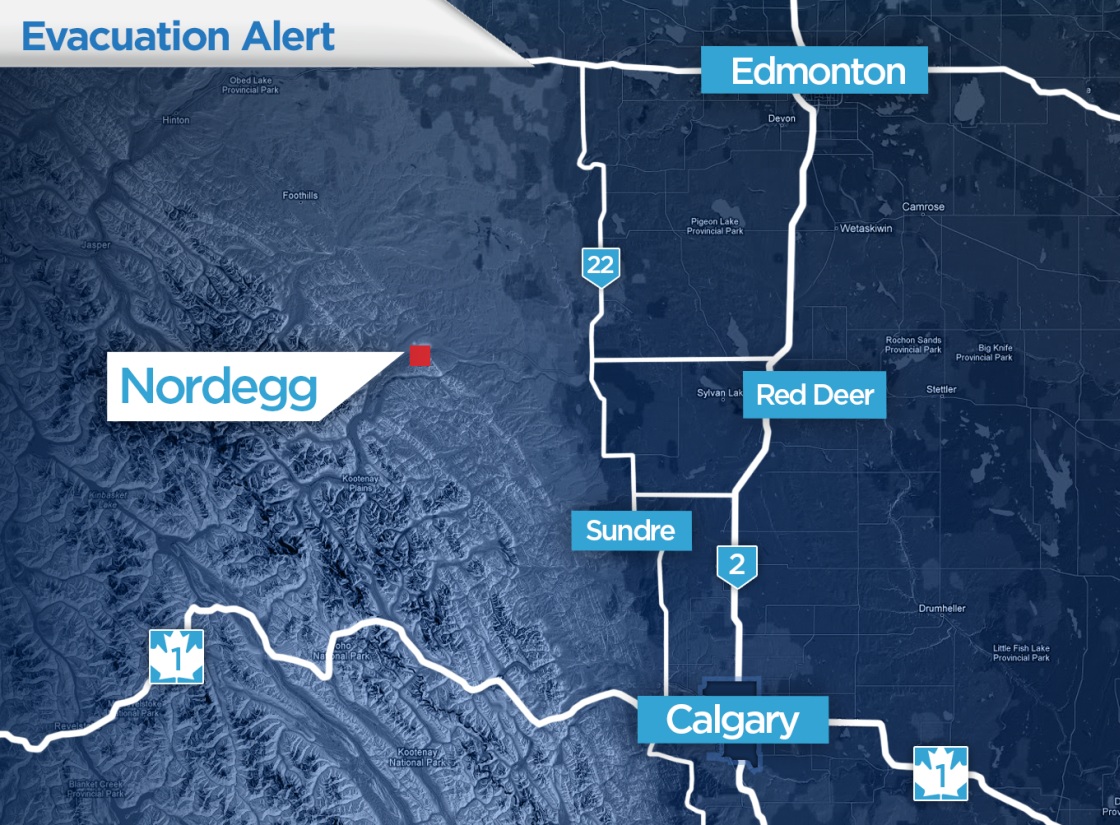 Persistent forest fires still burning in Nordegg and Lodgepole ...