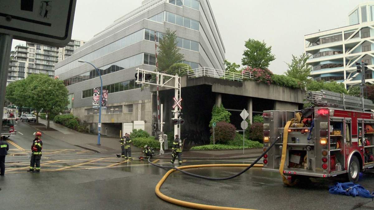 Mattress catches fire in a rail tunnel in North Vancouver; causes ...