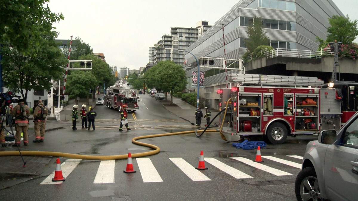 Mattress catches fire in a rail tunnel in North Vancouver; causes ...