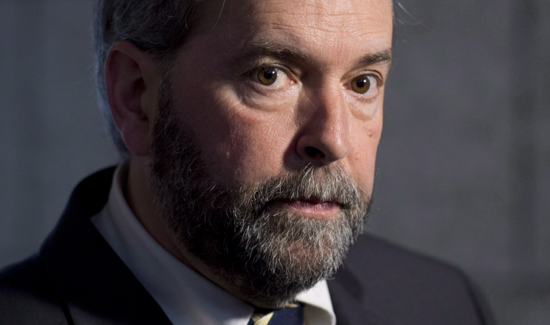 NDP Leader Tom Mulcair meets with Rehtaeh Parsons protesters in Halifax ...