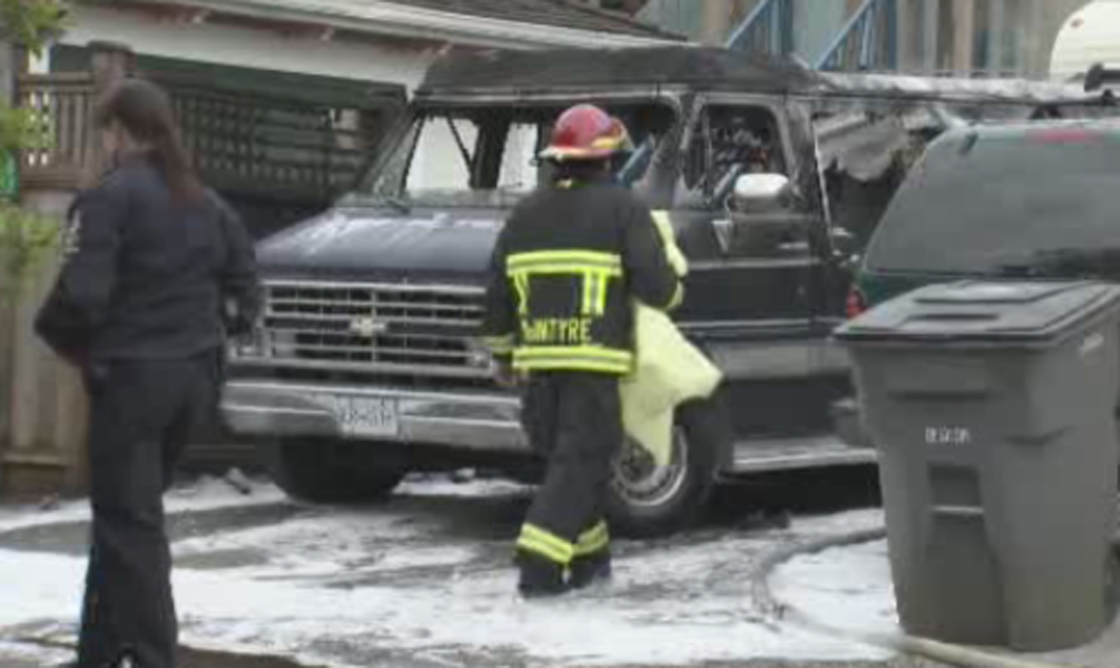 One person dead after van fire in Vancouver - BC | Globalnews.ca