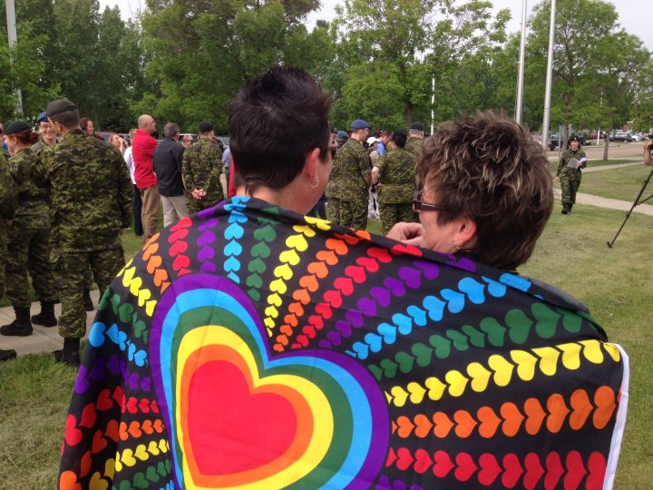 Pride history made at Edmonton military base | Globalnews.ca