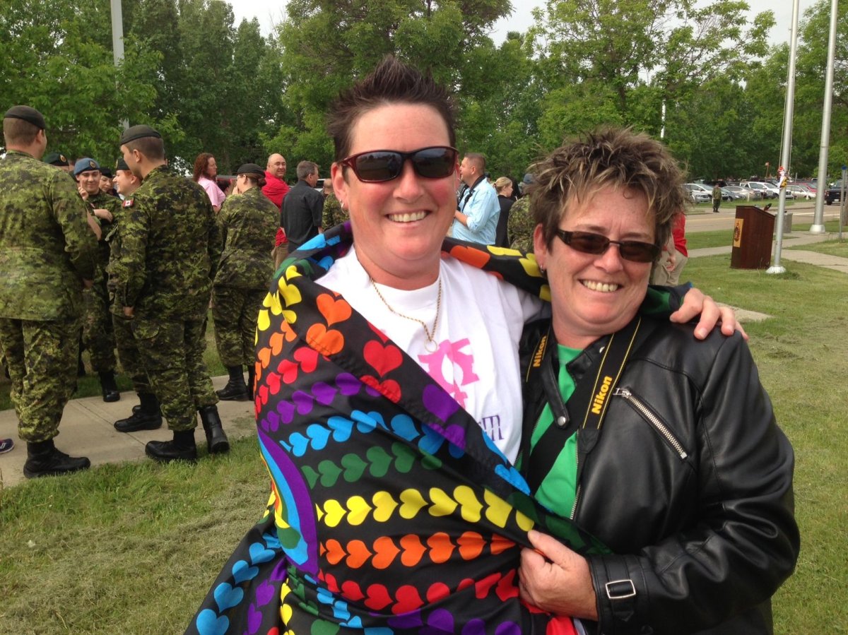 Pride history made at Edmonton military base | Globalnews.ca