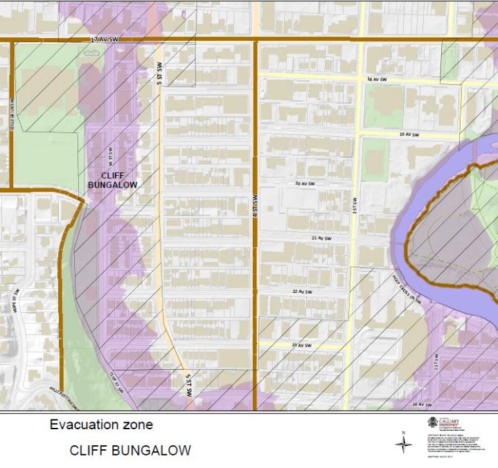 MAPS: Evacuated areas in the city of Calgary | Globalnews.ca