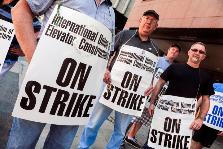Deal reached in Ontario elevator workers strike - Toronto | Globalnews.ca