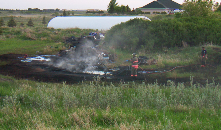 Yard maintenance causes grass fire on acreage - Saskatoon | Globalnews.ca