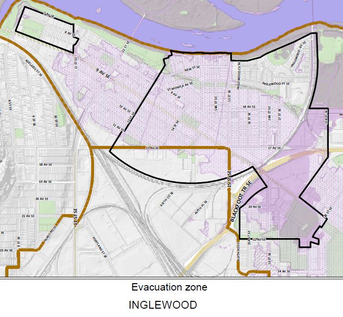 MAPS: Evacuated areas in the city of Calgary | Globalnews.ca