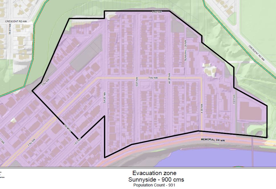 MAPS: Evacuated areas in the city of Calgary | Globalnews.ca